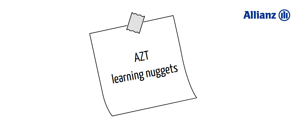 AZT learning nuggets - Topics - Allianz Zentrum für Technik